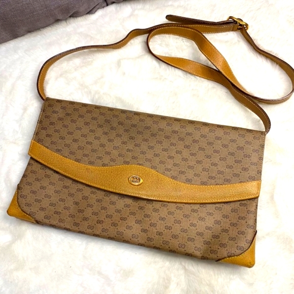 Gucci | Bags | Vintage Gucci Pvc Crossbody Bag | Poshmark